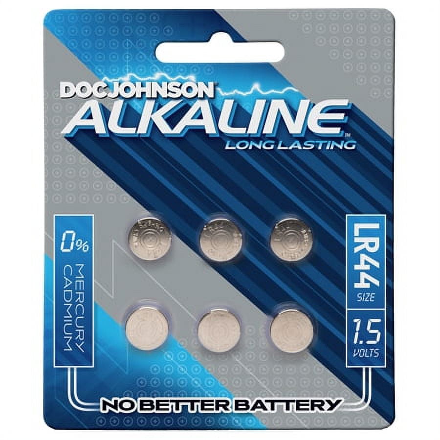 Doc Johnson High Capacity LR44 Alkaline Button Cell Batteries, Pack of ...