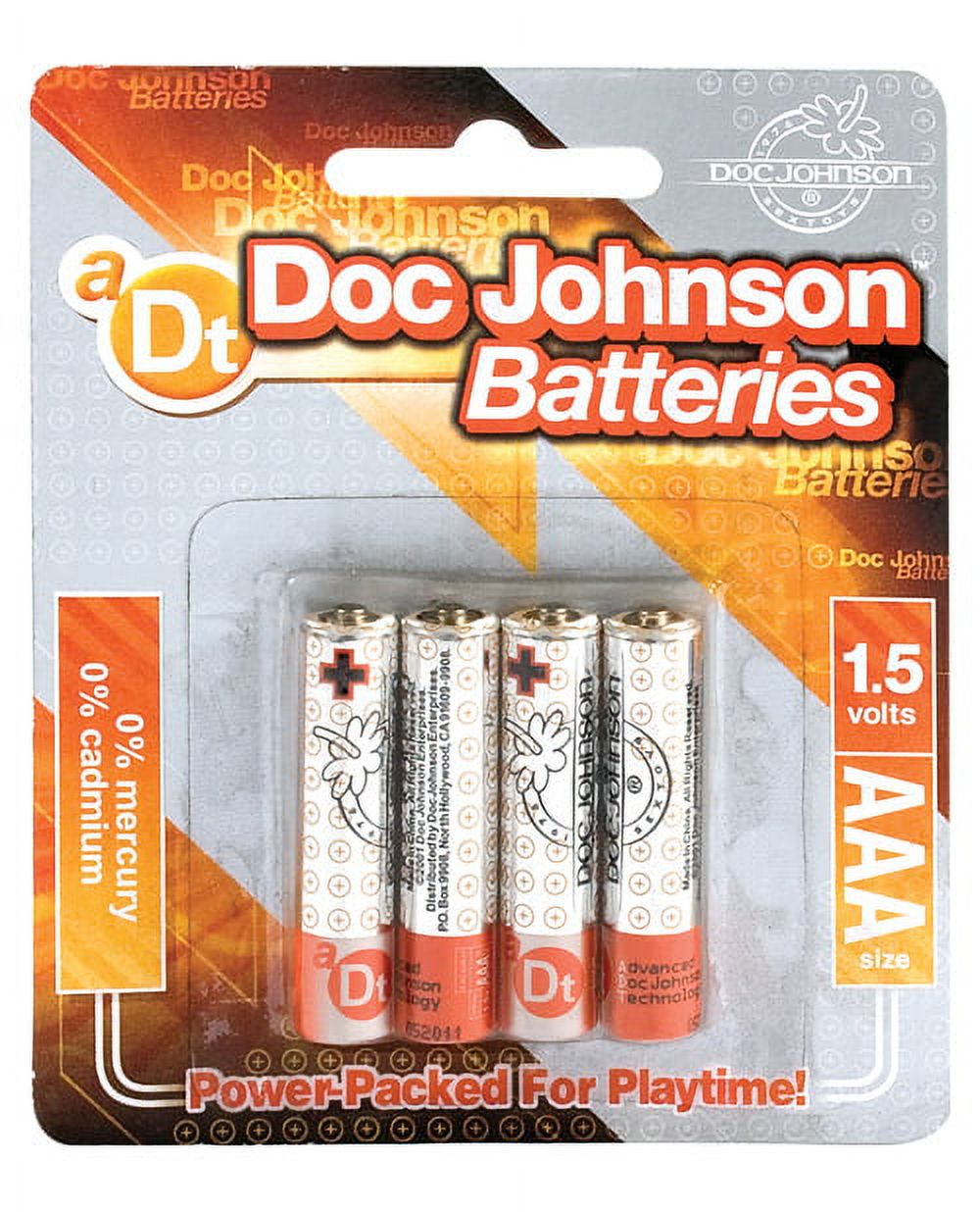 Doc Johnson Batteries - AAA 4 Pack - Walmart.com