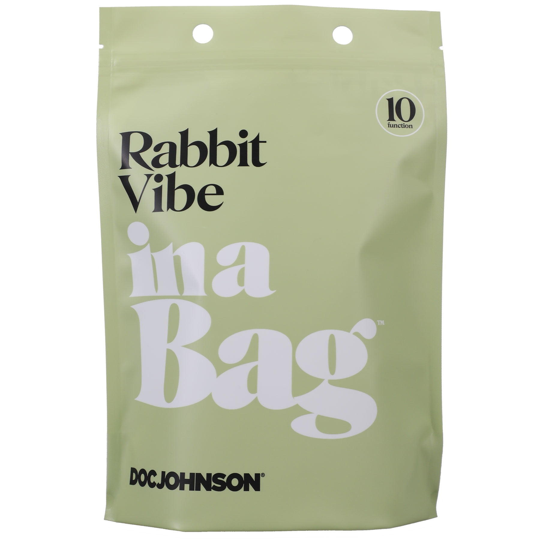 Doc Johnson Rabbit Vibe In A Bag Rechargeable Silicone Dual Stimulation ...