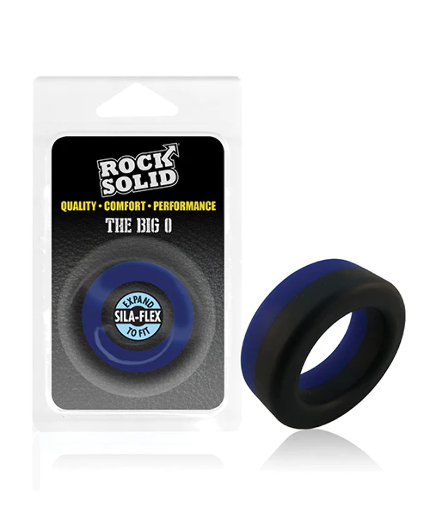 Doc Johnson Rock Solid The Big O Silicone Penis Ring, Blue - Walmart.com
