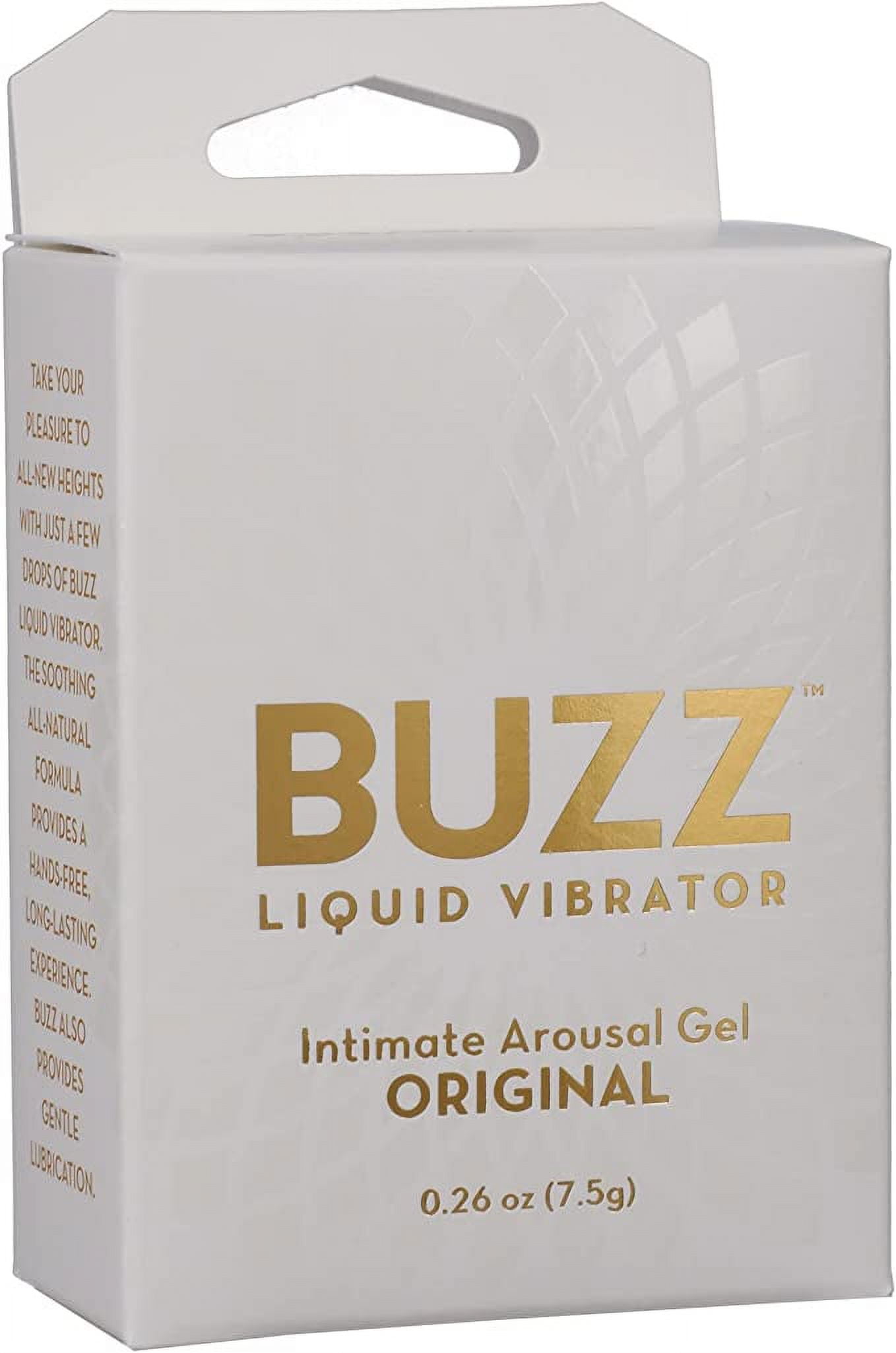 Doc Johnsons Buzz Original Liquid Vibrator Intimate Arousal Gel 0.26oz - Walmart.com