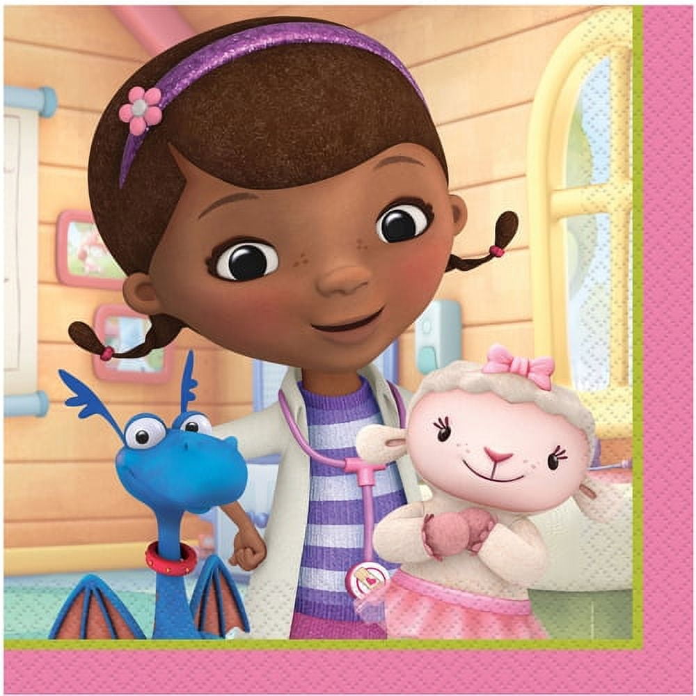 Doc McStuffins Lunch Napkins (16ct) - Walmart.com