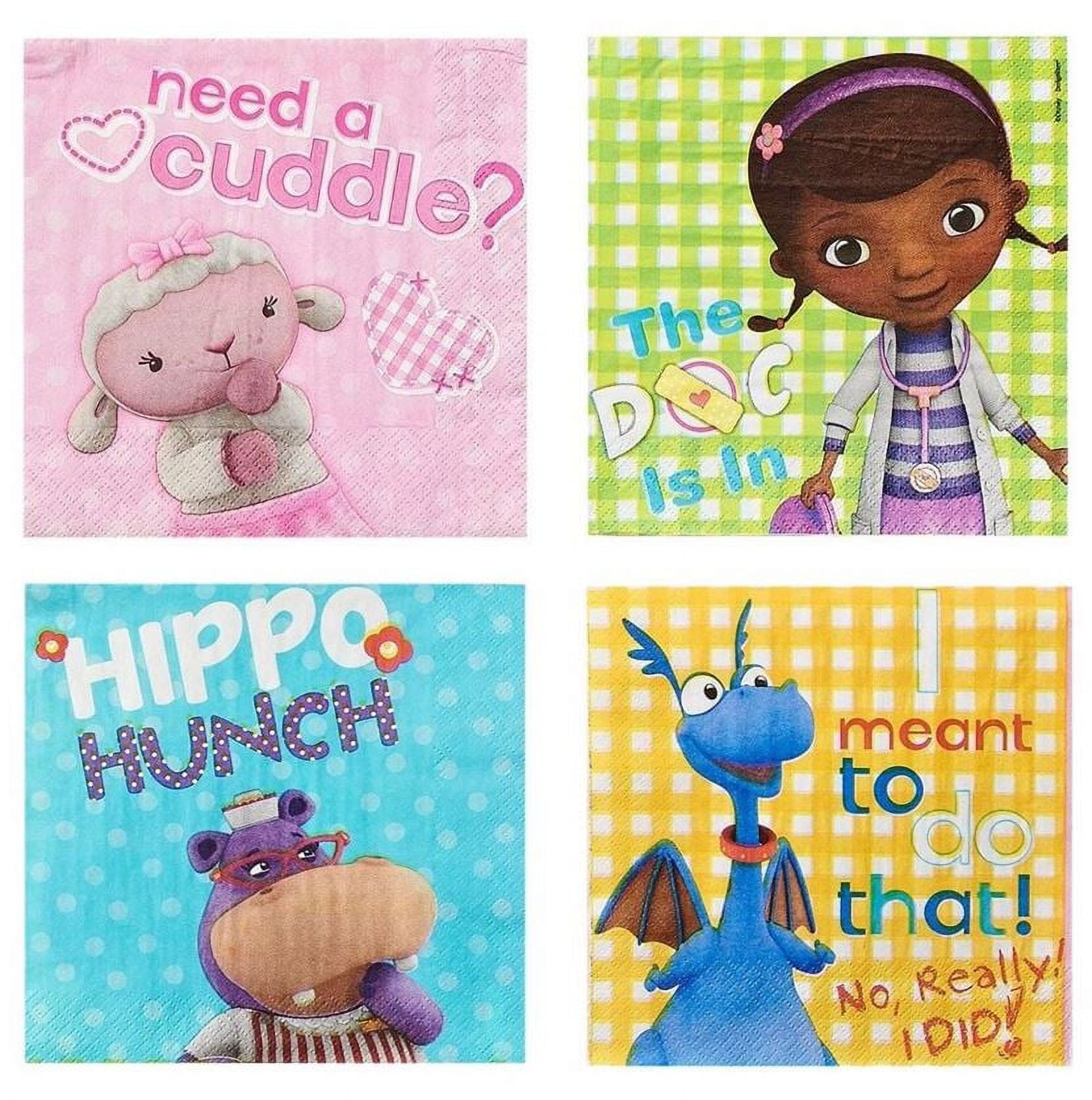 Doc McStuffins Party Paper Lunch Napkins, 16ct - Walmart.com