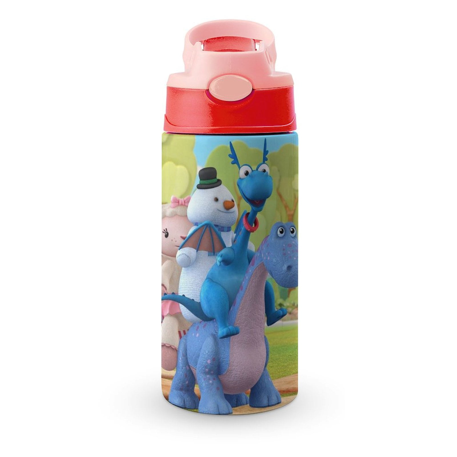 Doc McStuffins Water Bottle with Straw Vacuum Insulated Stainless Steel ...