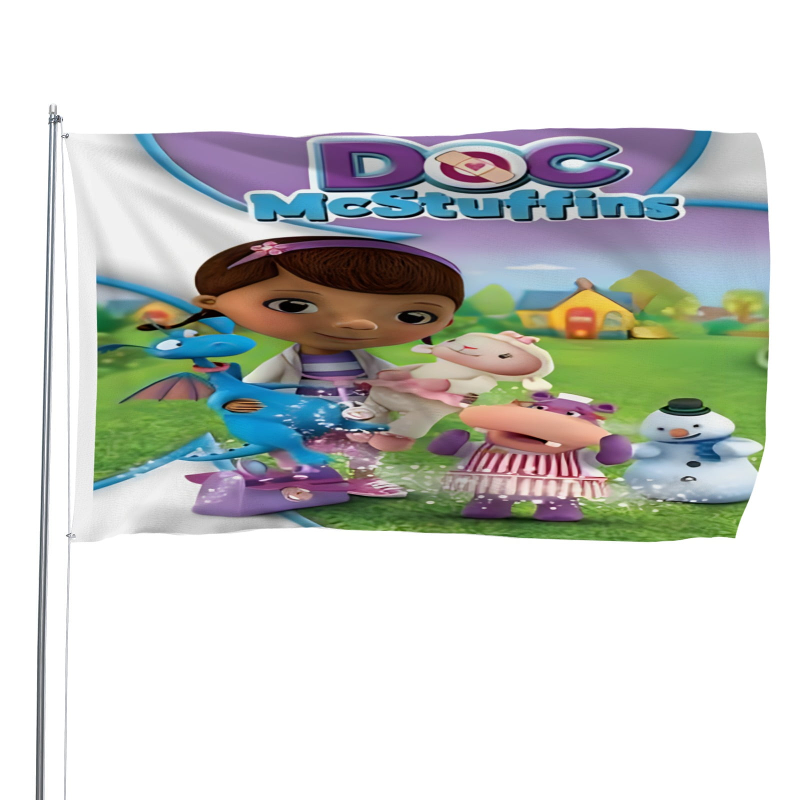 Doc McStuffins flag perfect for outdoor decoration, can be hung indoors ...