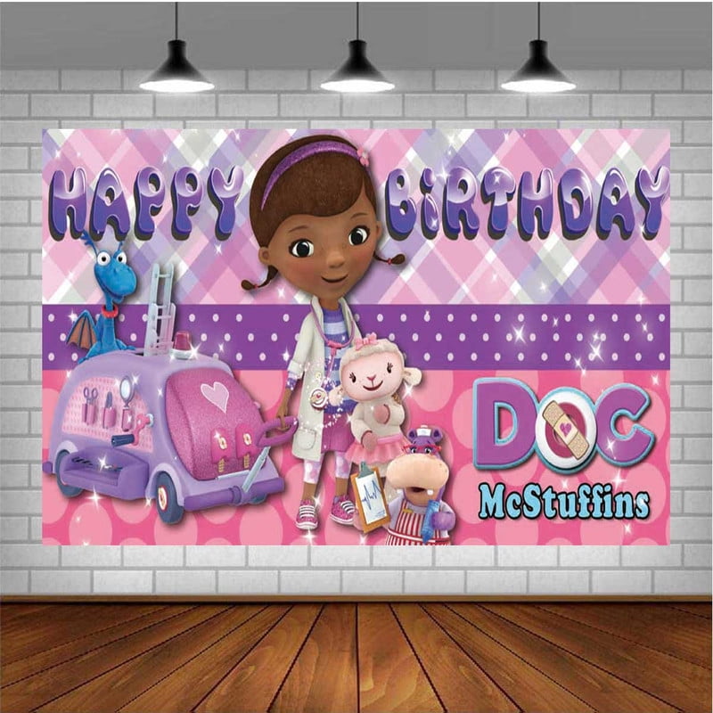 Doc Mcstuffins Background Banner Birthday Backdrop Party Supplies ...