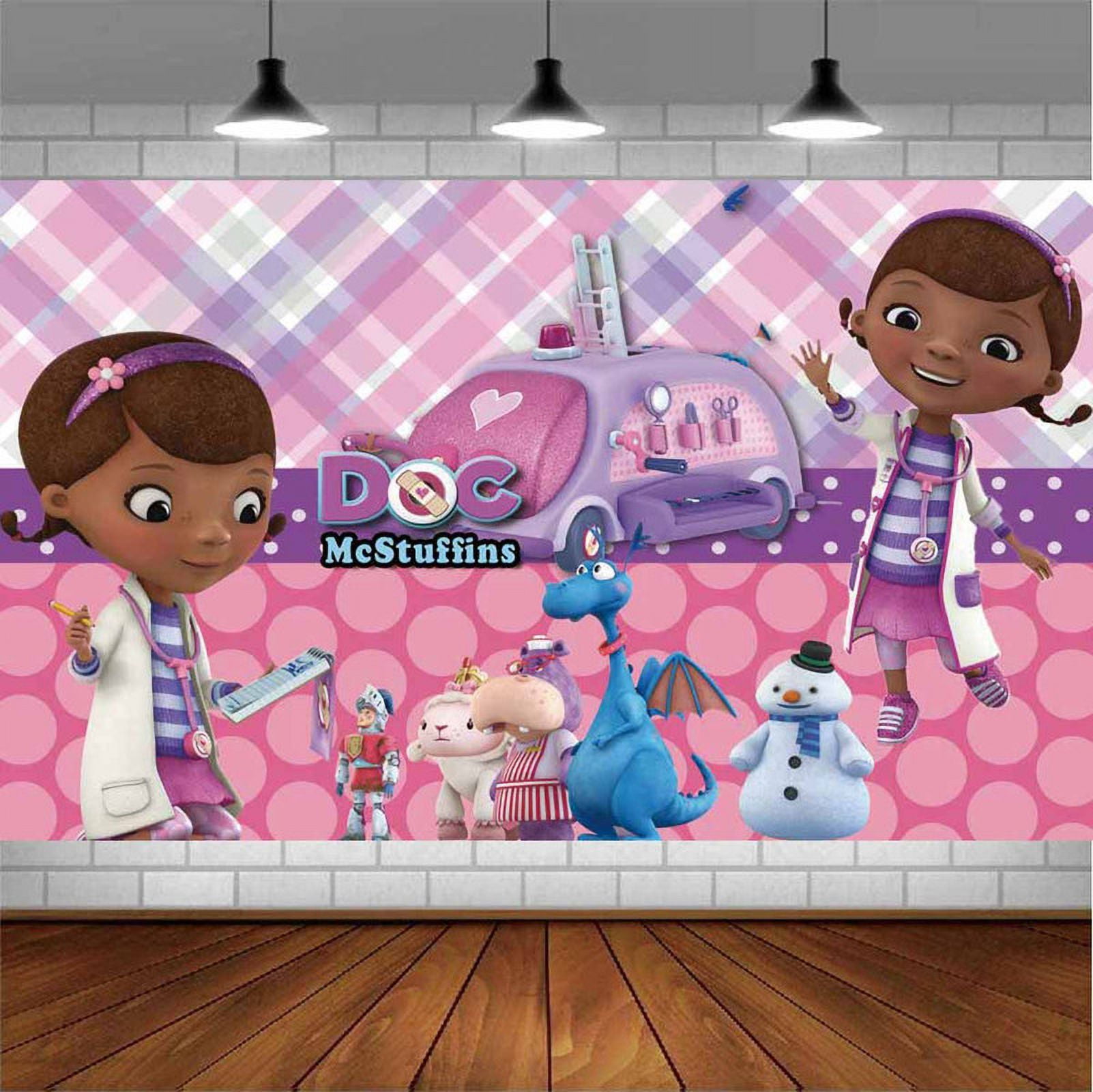 Doc Mcstuffins Background Banner Birthday Backdrop Party Supplies ...