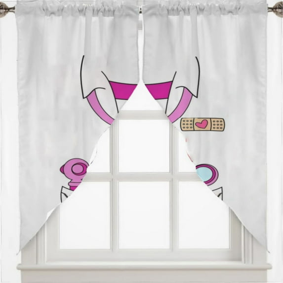 Doc Mcstuffins Costume Swag Valances For Windows 2 Pack For Kitchen ...