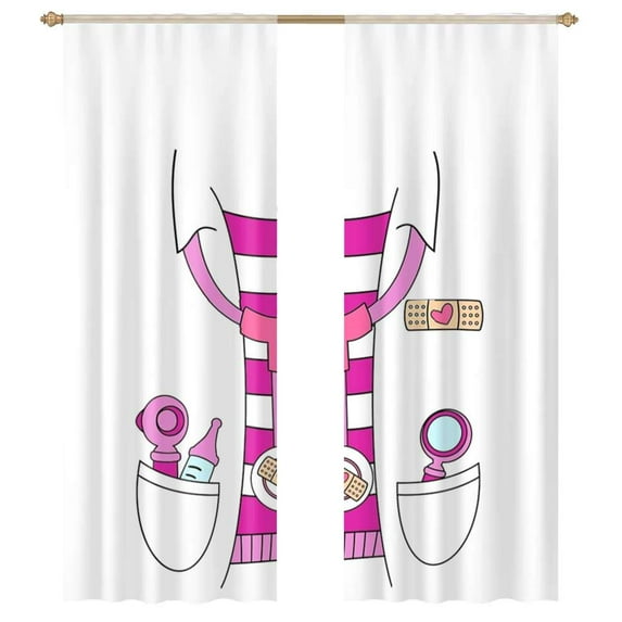 Doc Mcstuffins Costume Tulle Curtains For Living Room Chiffon Sheer ...