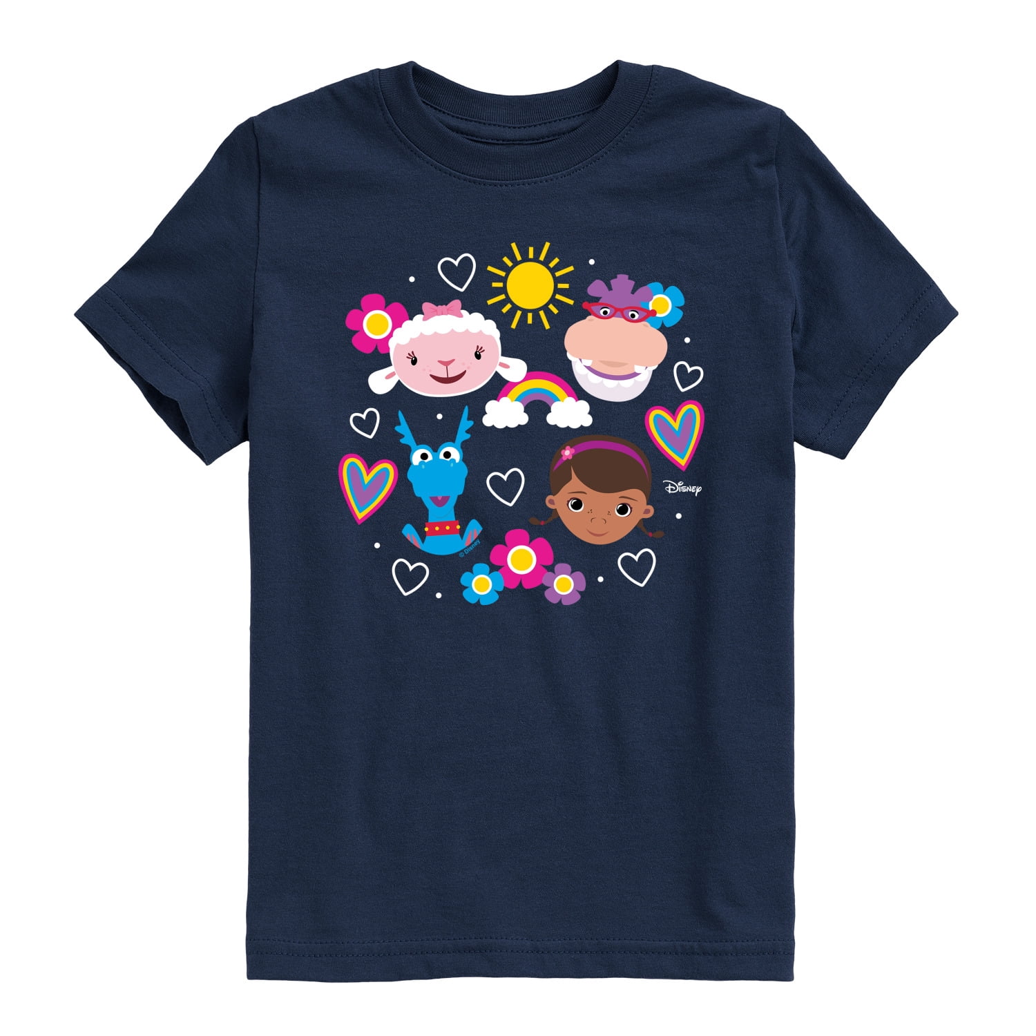 Doc Mcstuffins - Grid - Youth Boys Short Sleeve Graphic T-Shirt ...