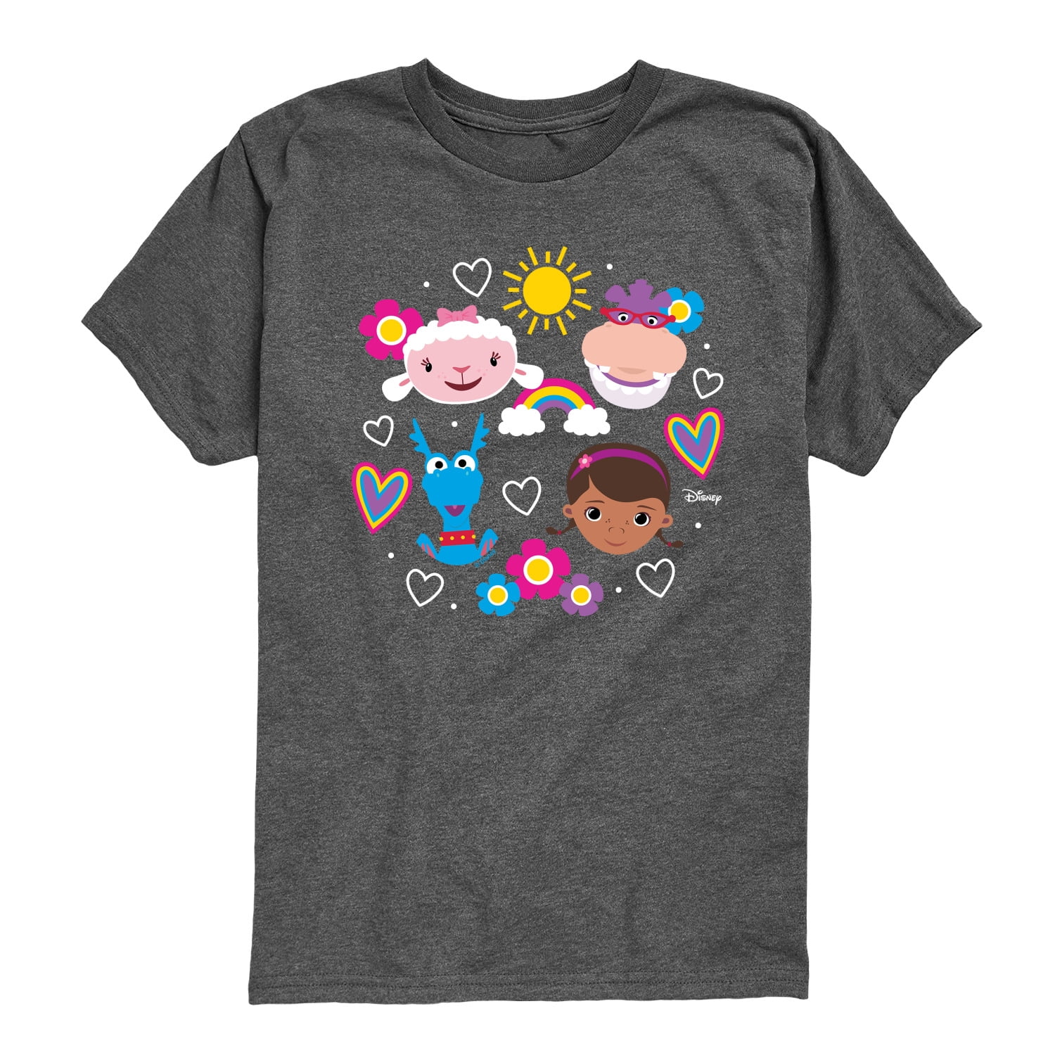 Doc Mcstuffins - Grid - Youth Boys Short Sleeve Graphic T-Shirt ...