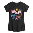 Doc Mcstuffins - Grid - Youth Girls Fitted Short Sleeve T-Shirt ...