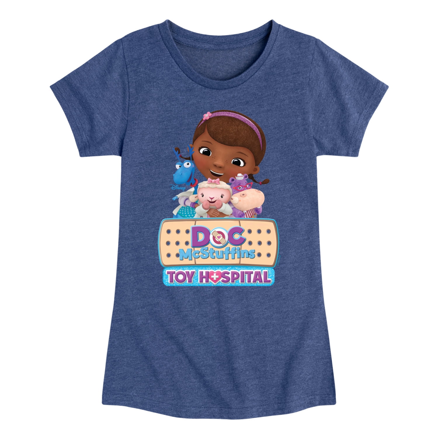 Doc Mcstuffins - Group Logo - Toddler And Youth Girls Short Sleeve ...