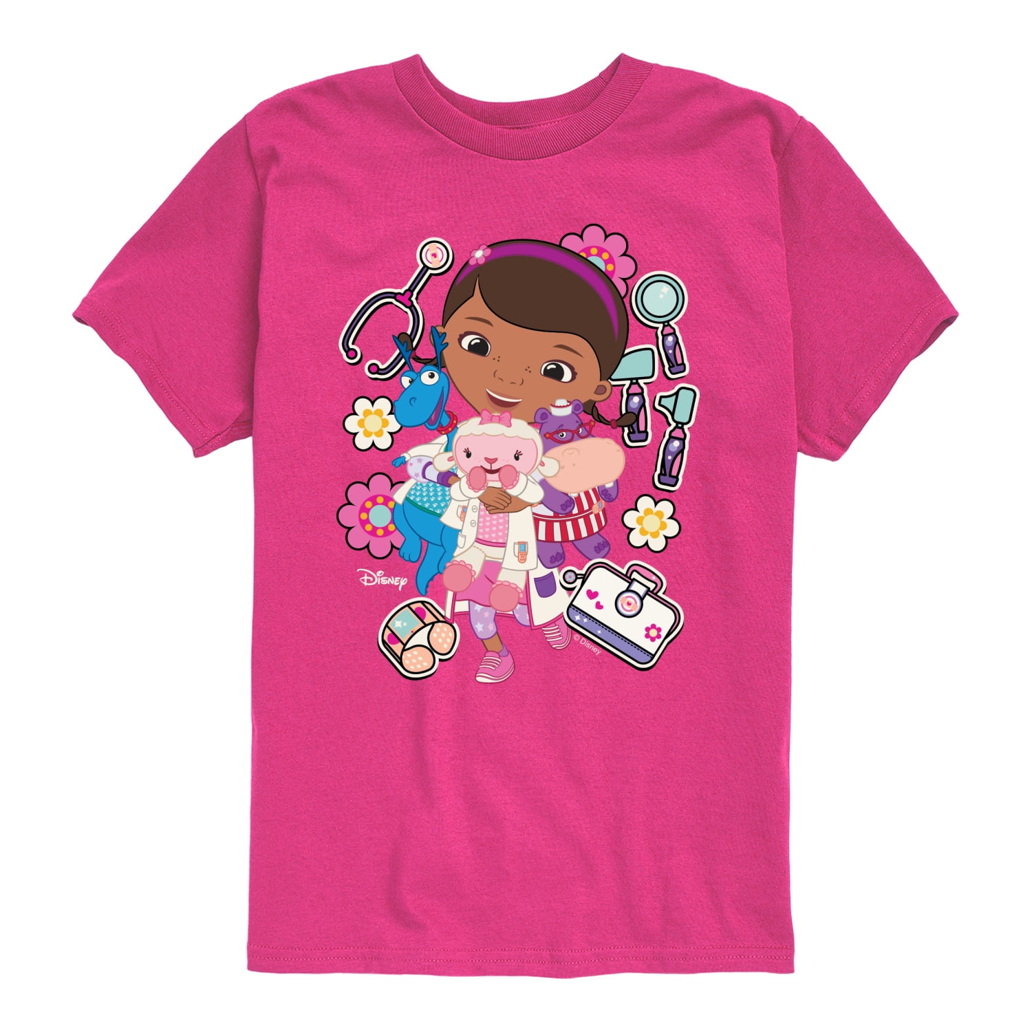 Doc Mcstuffins -Stickers - Youth Boys Short Sleeve Graphic T-Shirt ...