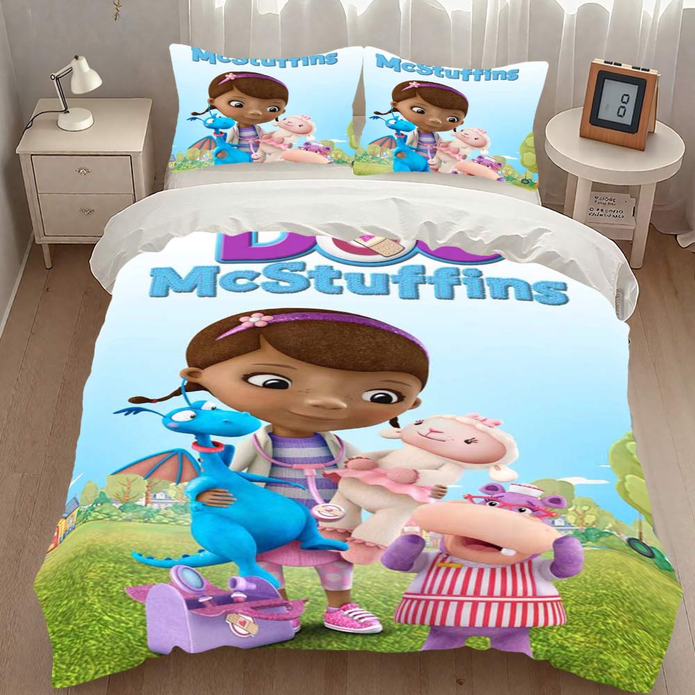 Doc Mcstuffins Toddler Bedding Set Child Sheet Comforter Pillow Gifts ...