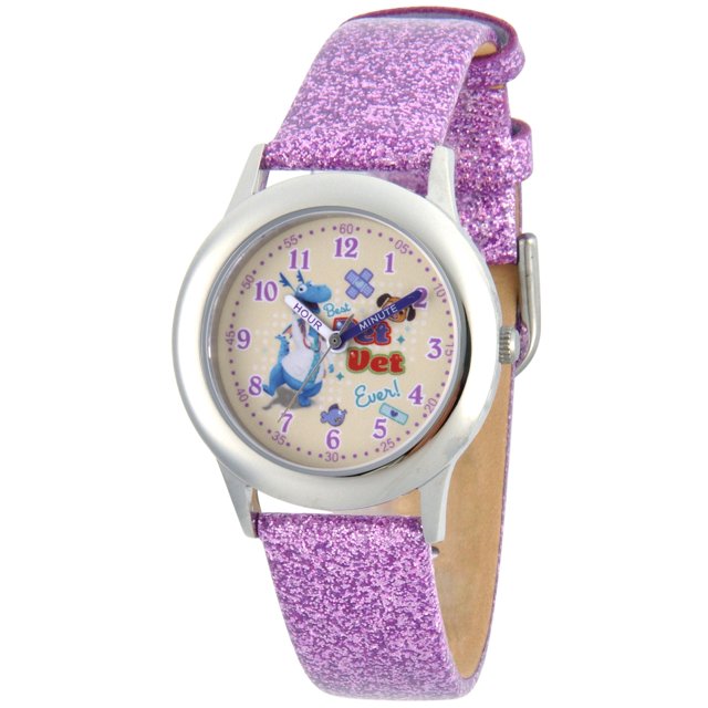 Doc Mcstuffins and Stuffy Girls' Stainless Steel Time Teacher Watch ...