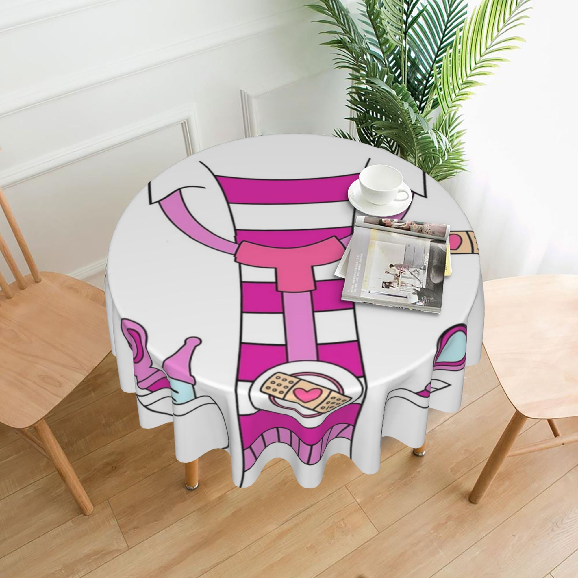 Doc Mcstuffins costume Polyester Round Tablecloths 60 Inch for Kitchen ...