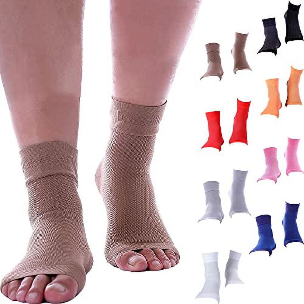 Doc Miller Ankle Compression Sleeve - Heel Brace for Heel Pain ...