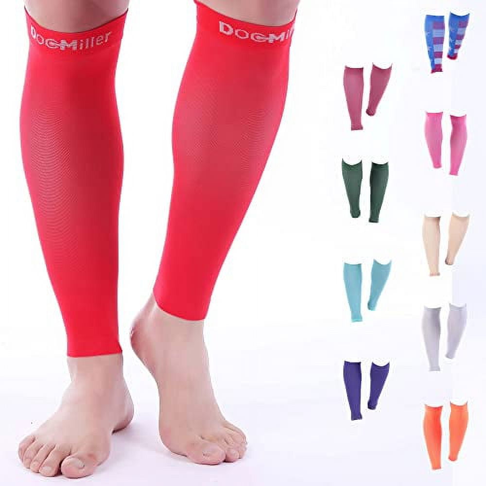 Doc Miller Calf Compression Sleeve Men and Women - 20-30mmHg Shin ...