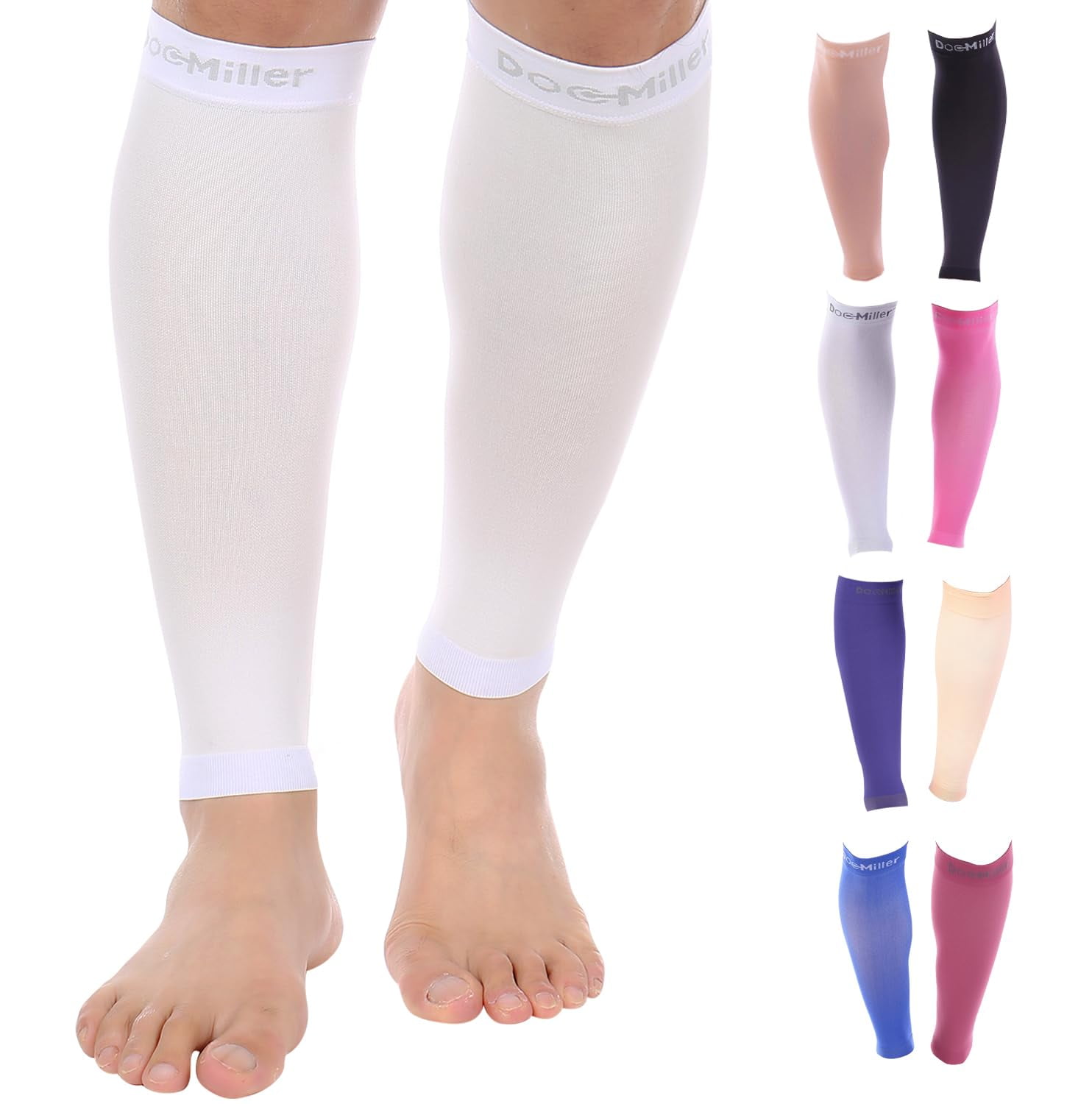 Doc Miller Compression Calf Sleeve for Men & Women, Premium Medical ...