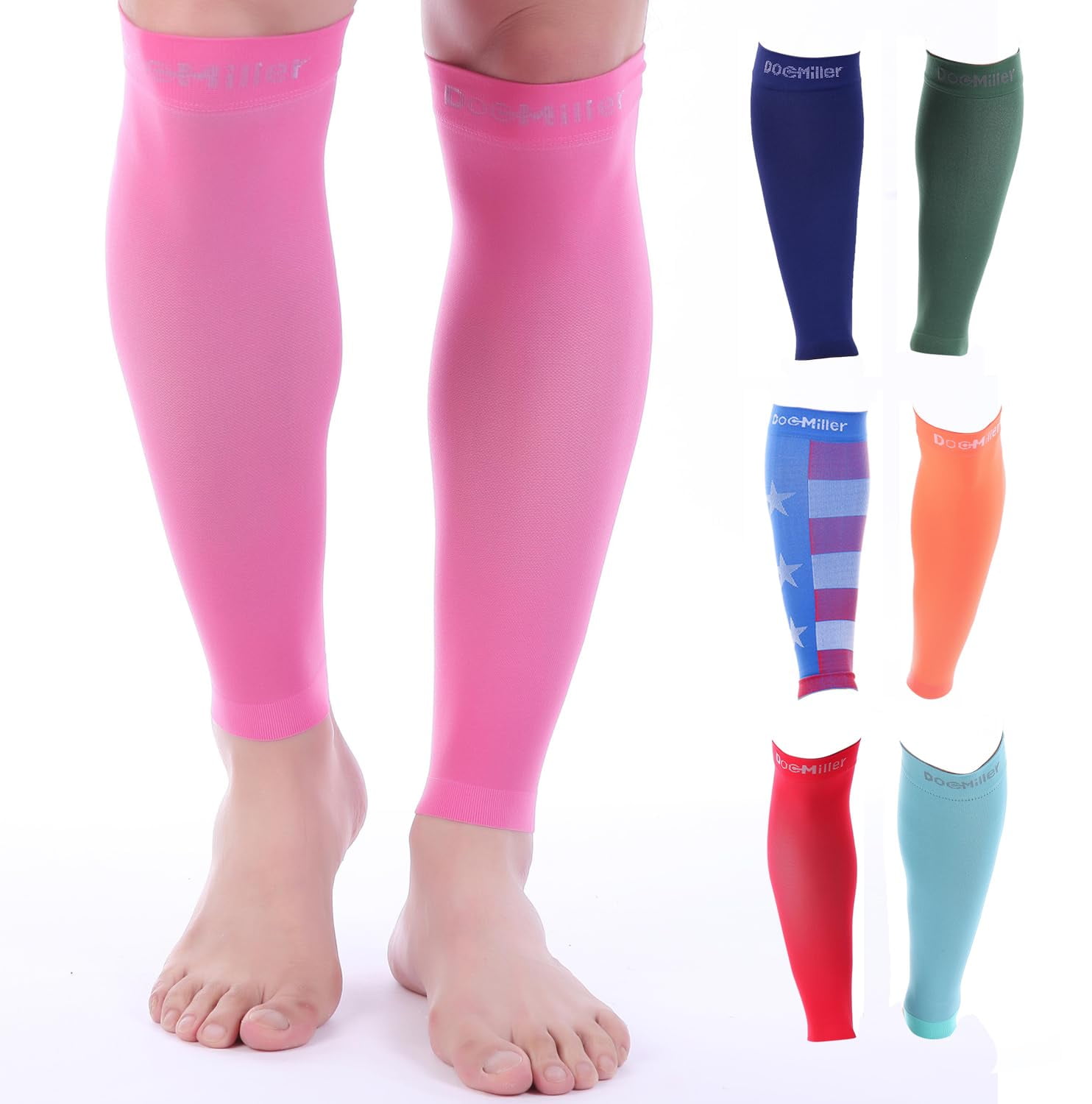 Doc Miller Compression Calf Sleeve for Men & Women, Premium Medical ...