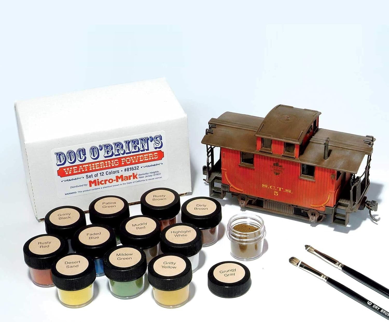 Doc O'Brien's Weathering Powders, Set of 12 Colors - Walmart.com