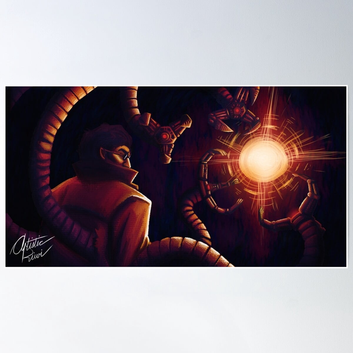 Doc Ock "Power Of The Sun" Poster Wall Art, Modern Wall Decor For ...