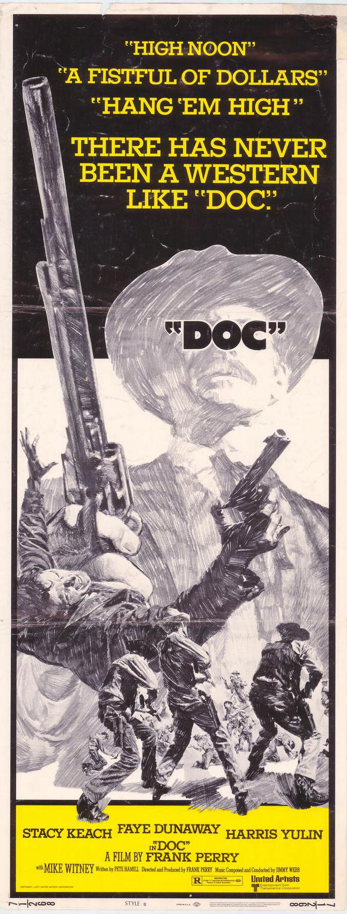 Doc - movie POSTER (Insert Style A) (14" x 36") (1971) - Walmart.com