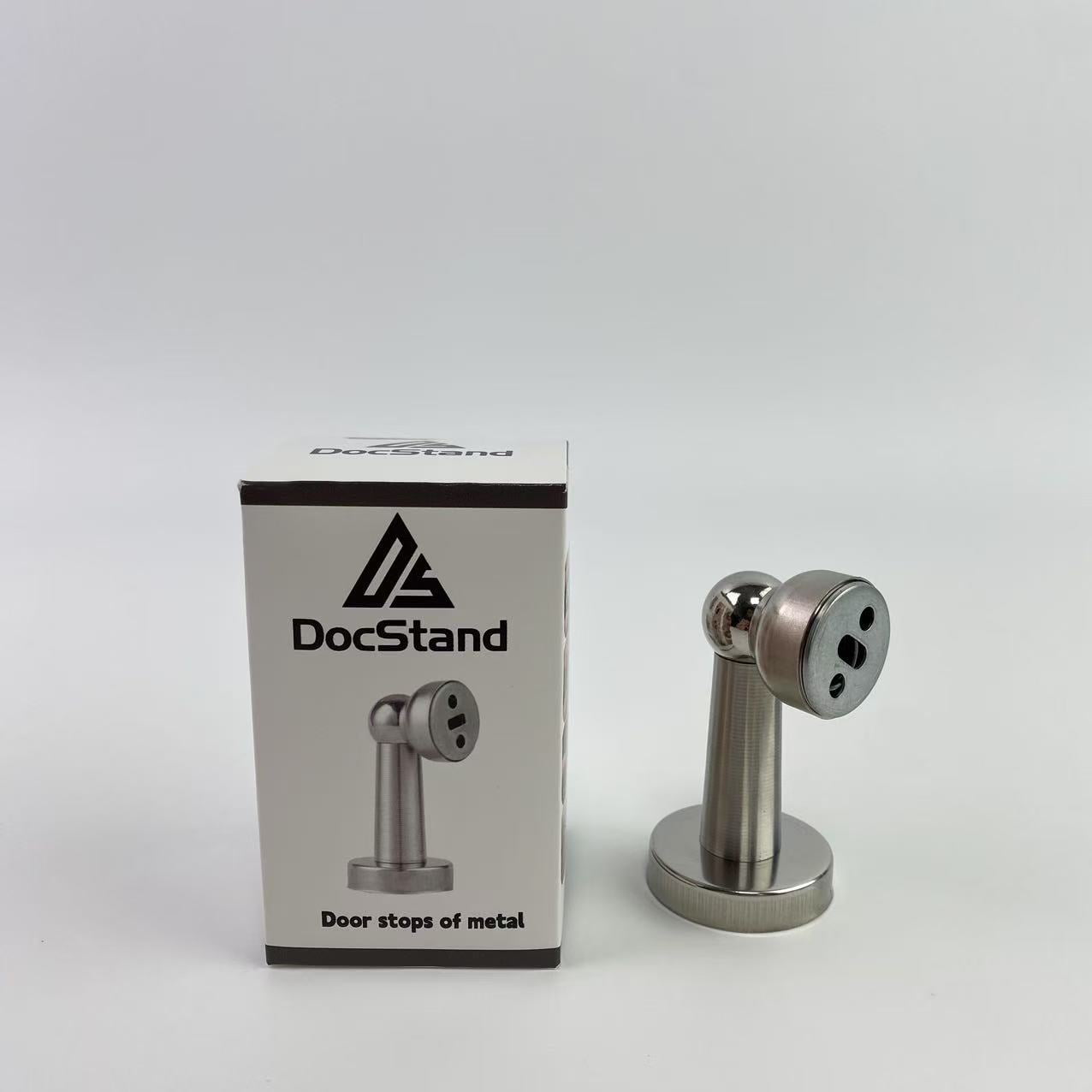DocStand Door stops of metal,No Need to Drill/ Screw in Wall Mounted ...