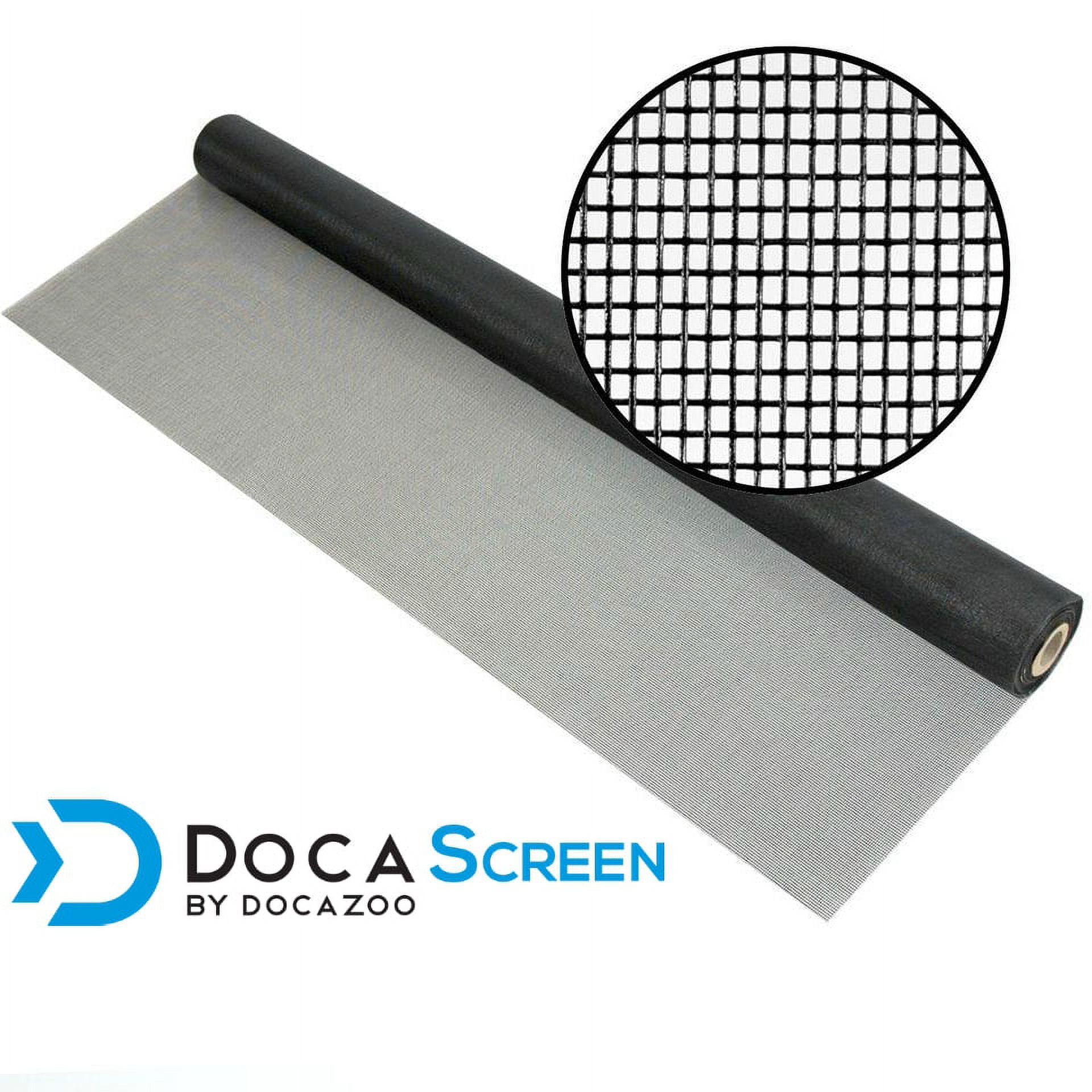DocaScreen Standard Window Screen Roll - 48" x 100' Fiberglass Screen ...