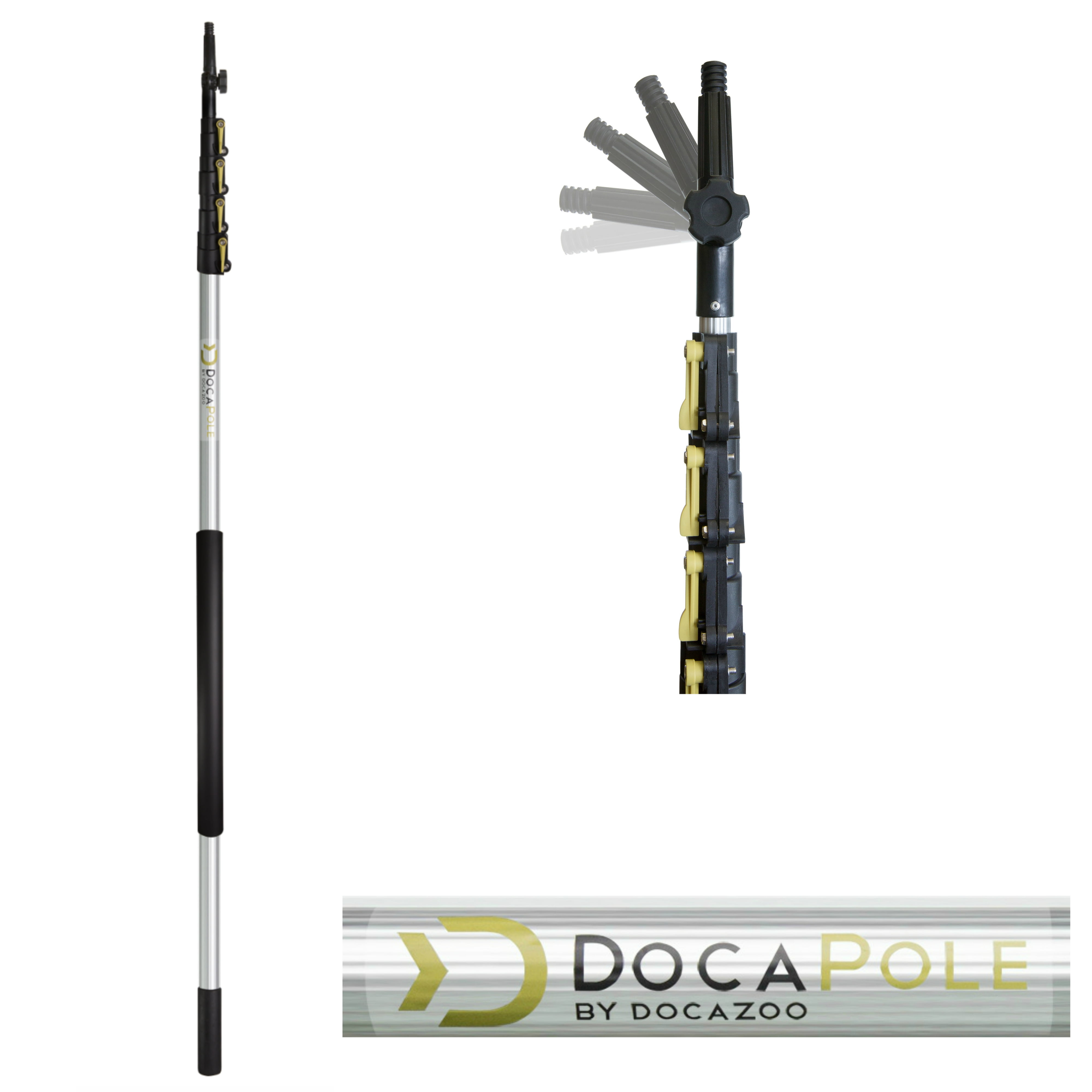 Docazoo DocaPole 6 - 24 foot Extension Multi-Purpose Telescopic Pole ...