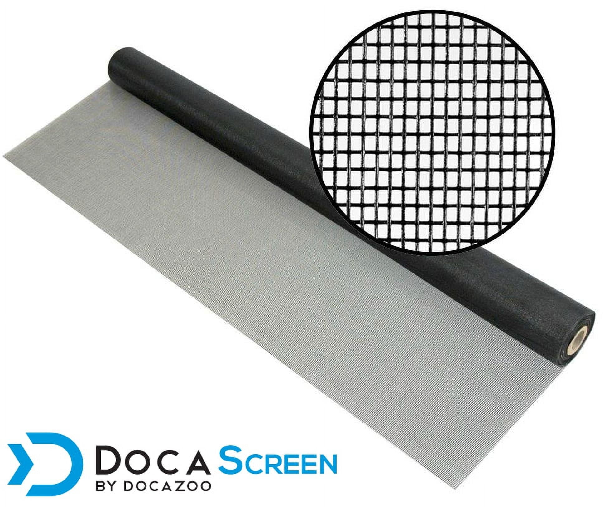 Docazoo Screen Standard Window Screen Roll – 36" X 50' Fiberglass ...