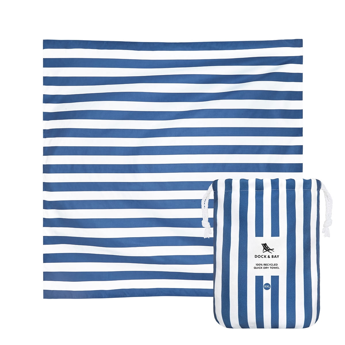 Dock & Bay Beach Towel - Quick Dry, Sand Free - Compact, Lightweight ...