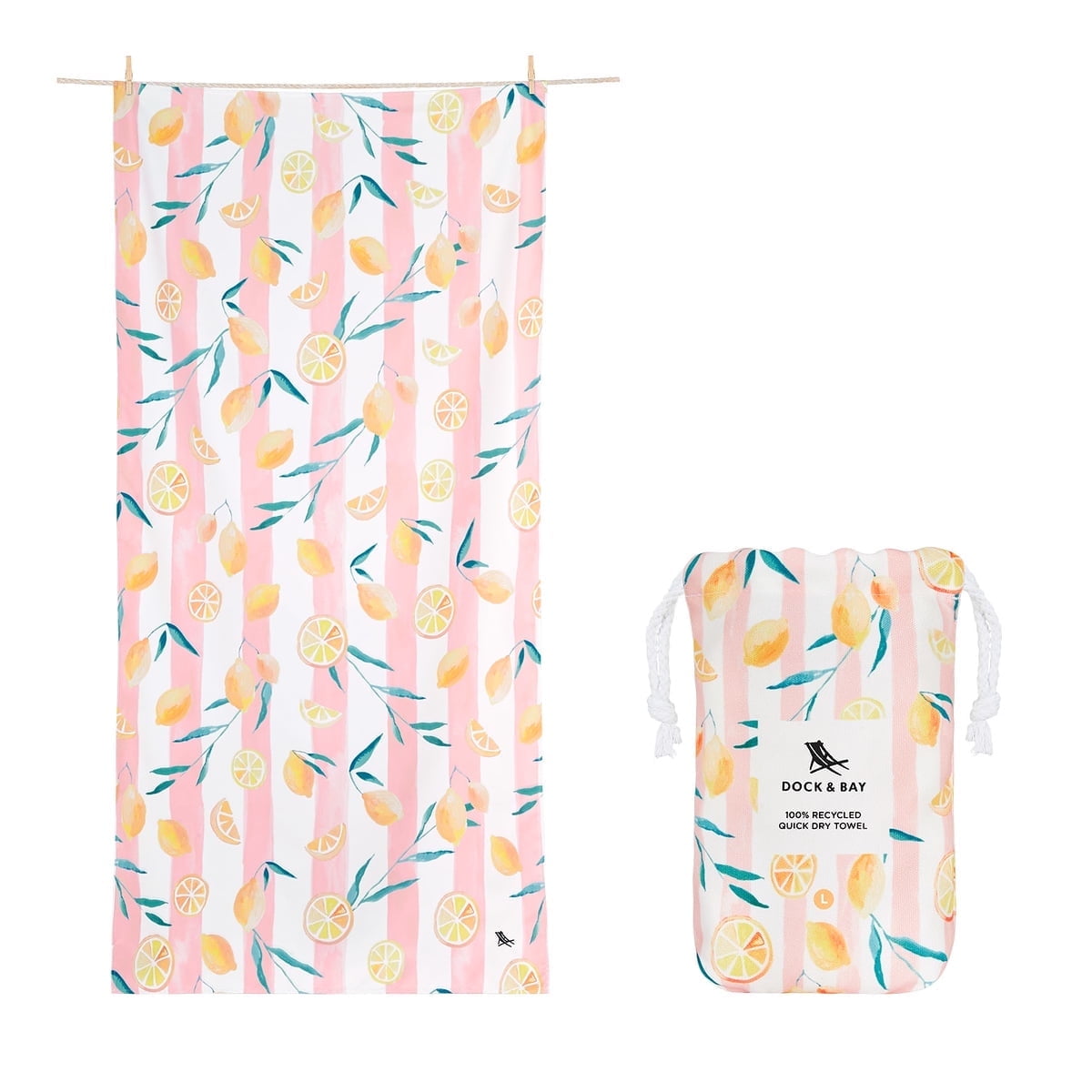 Dock & Bay Beach Towel - Quick Dry, Sand Free - Compact, Lightweight ...