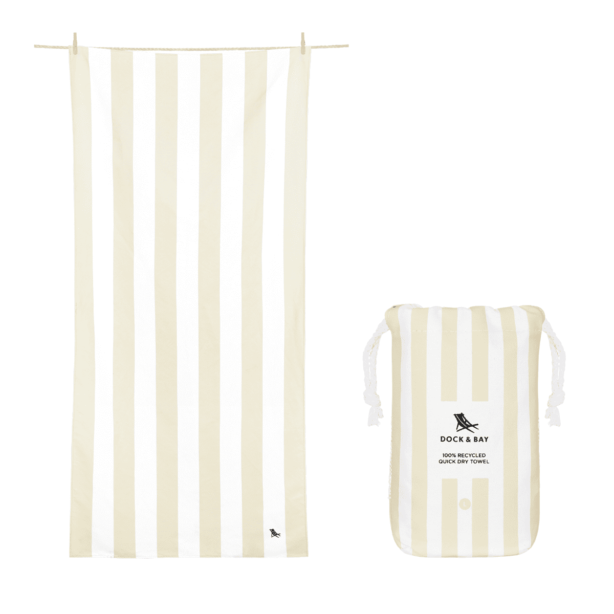 Dock & Bay Beach Towel - Quick Dry, Sand Free - Compact, Lightweight ...