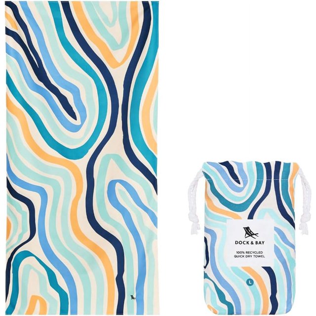 Dock & Bay Beach Towel - Quick Dry, Sand Free - Compact, Lightweight ...