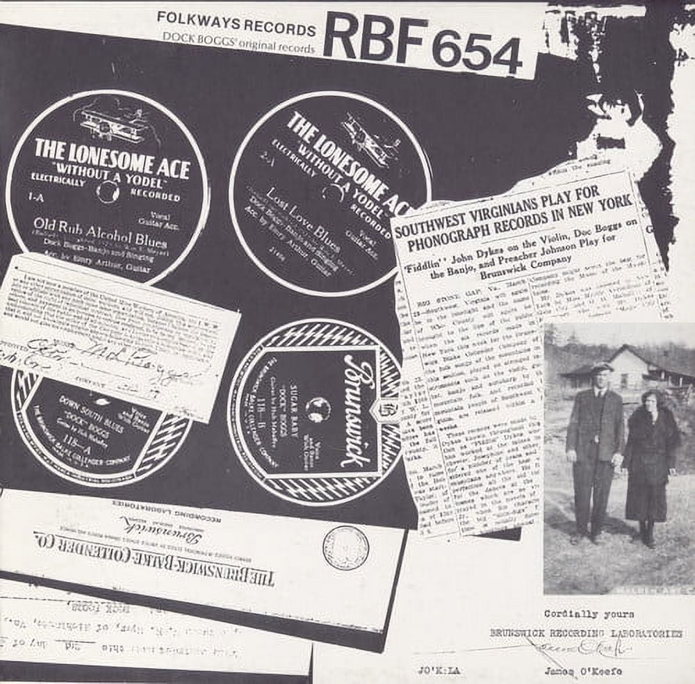 Dock Boggs - Dock Boggs - His Twelve Original Recordings - Music ...