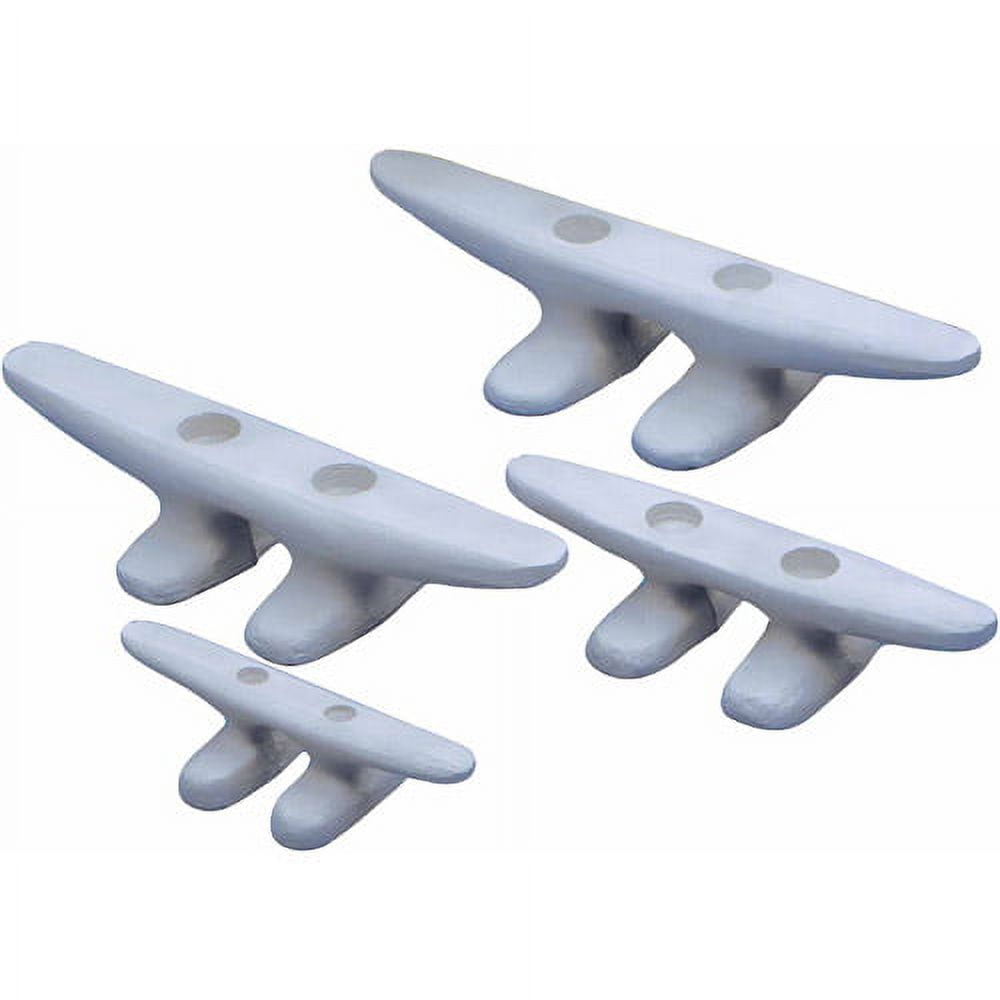 Dock Edge DE2410F 10.5" Open Base Aluminum Dock Cleat - Walmart.com