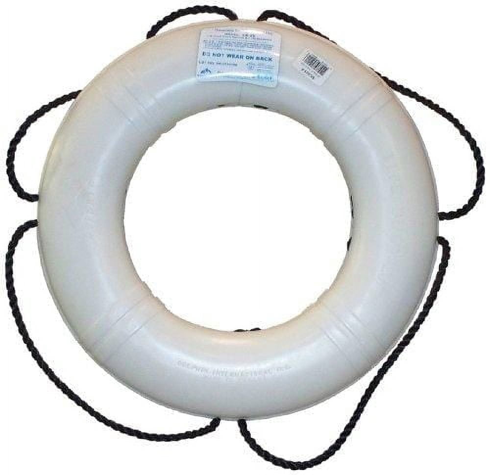 Dock Edge DE55221F 20" White Life Ring Buoy - Walmart.com