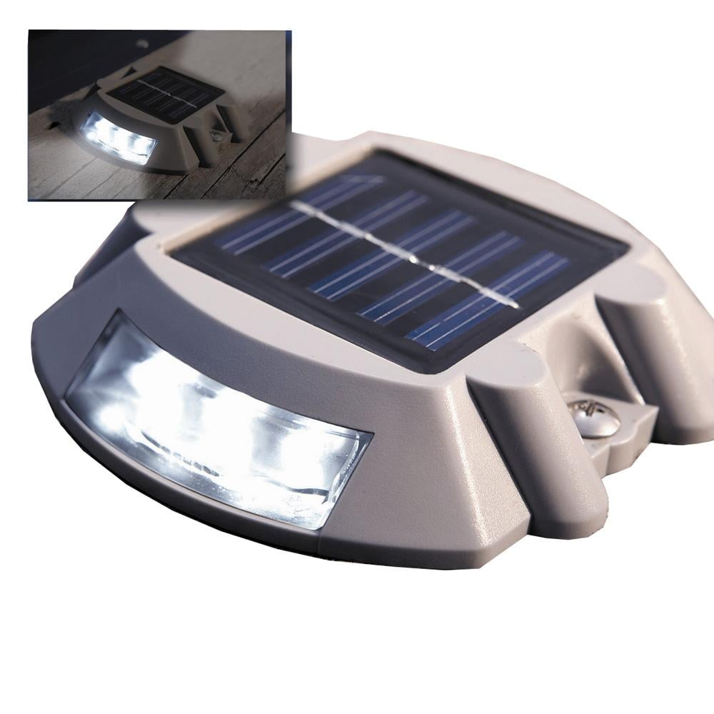 Dock Edge DE96255F Solar Dock and Deck Light with 6 Inner LED Lights ...