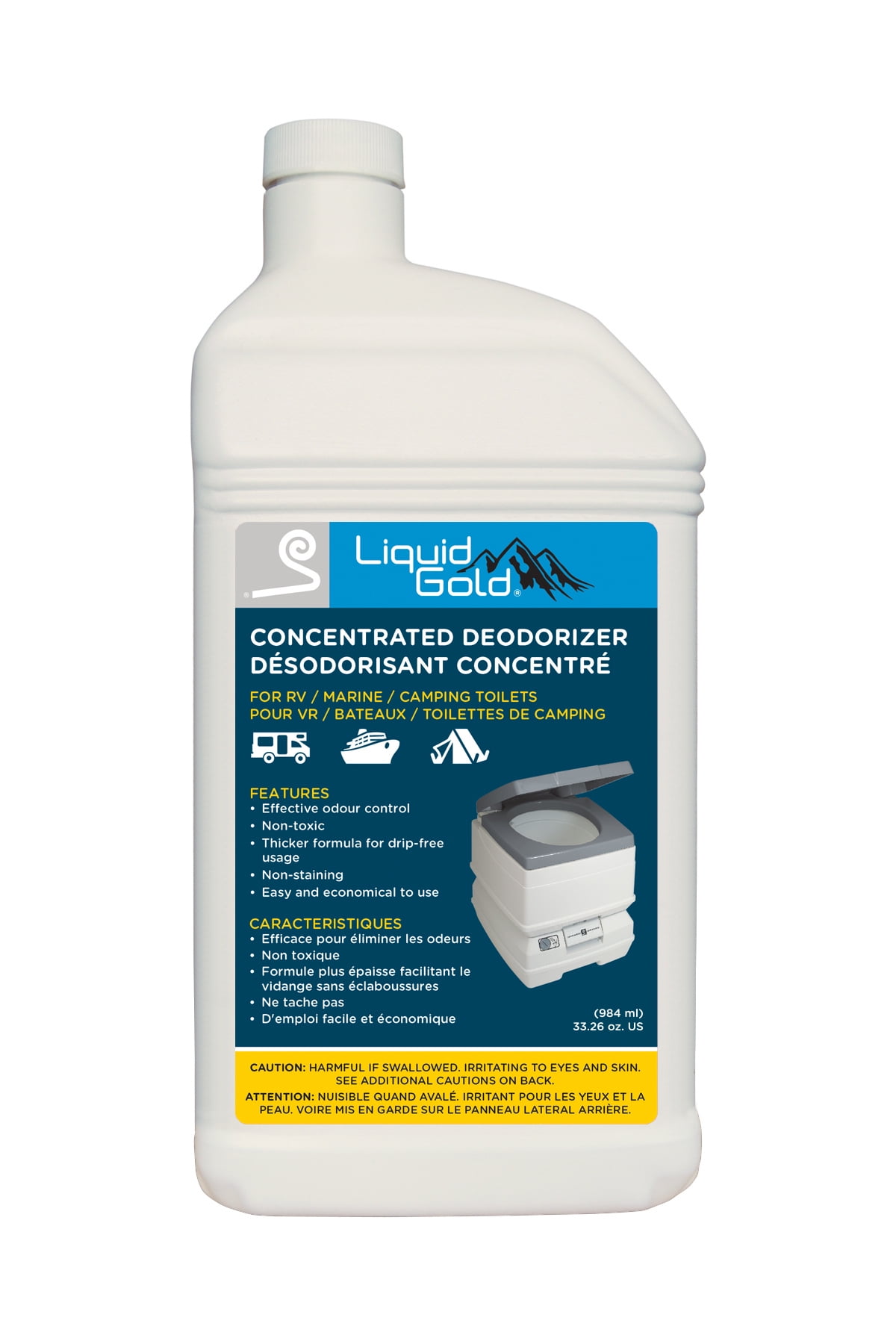 Sanitation Equipment Dock Edge Deodorizer, Liquid Gold, 984ml, 33.26oz ...