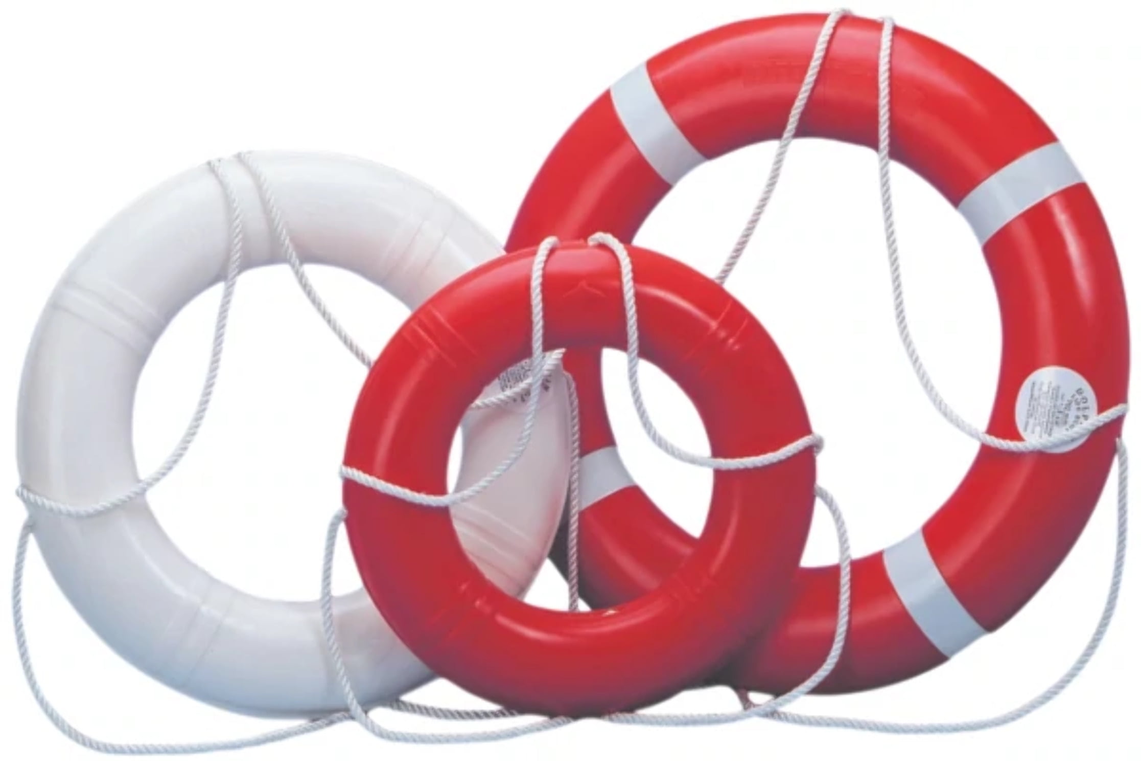 Dock Edge Dolphin 24" Life Ring Buoy for Boats, Open Water Safety ...