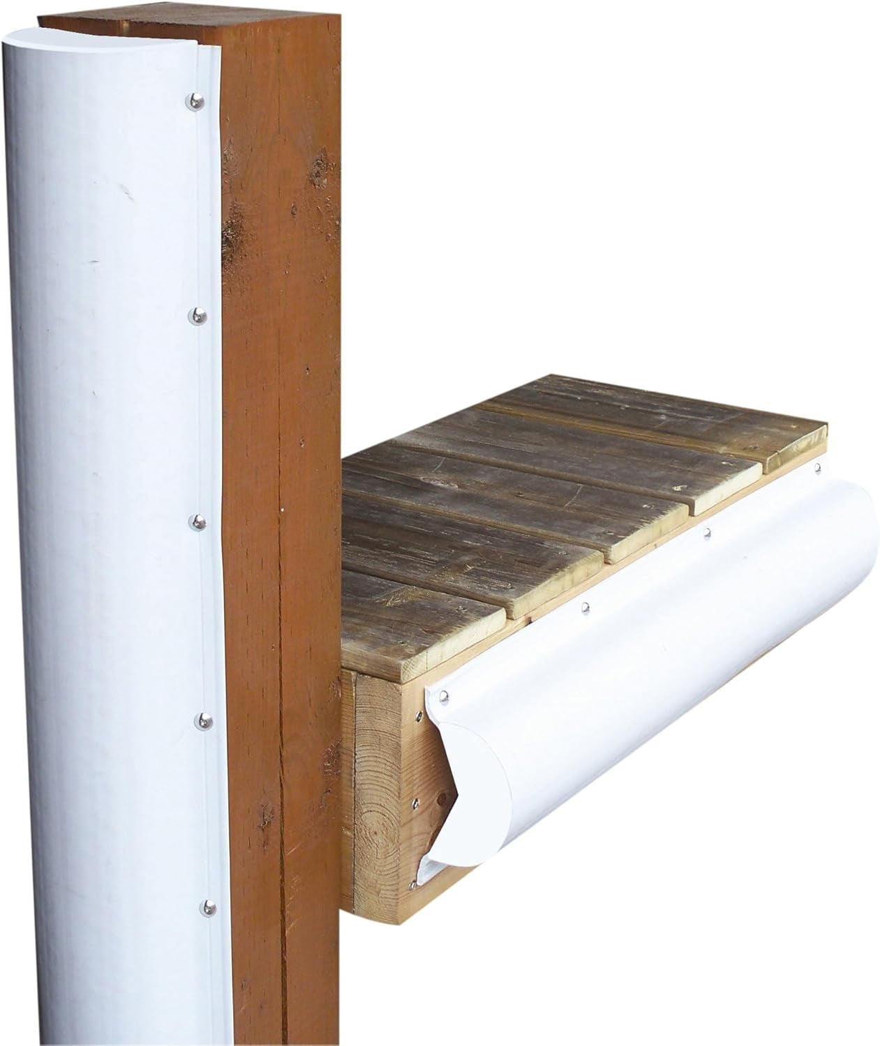 Dock Edge + Inc. PVC Piling Bumper (White, 6-Feet) - Walmart.com