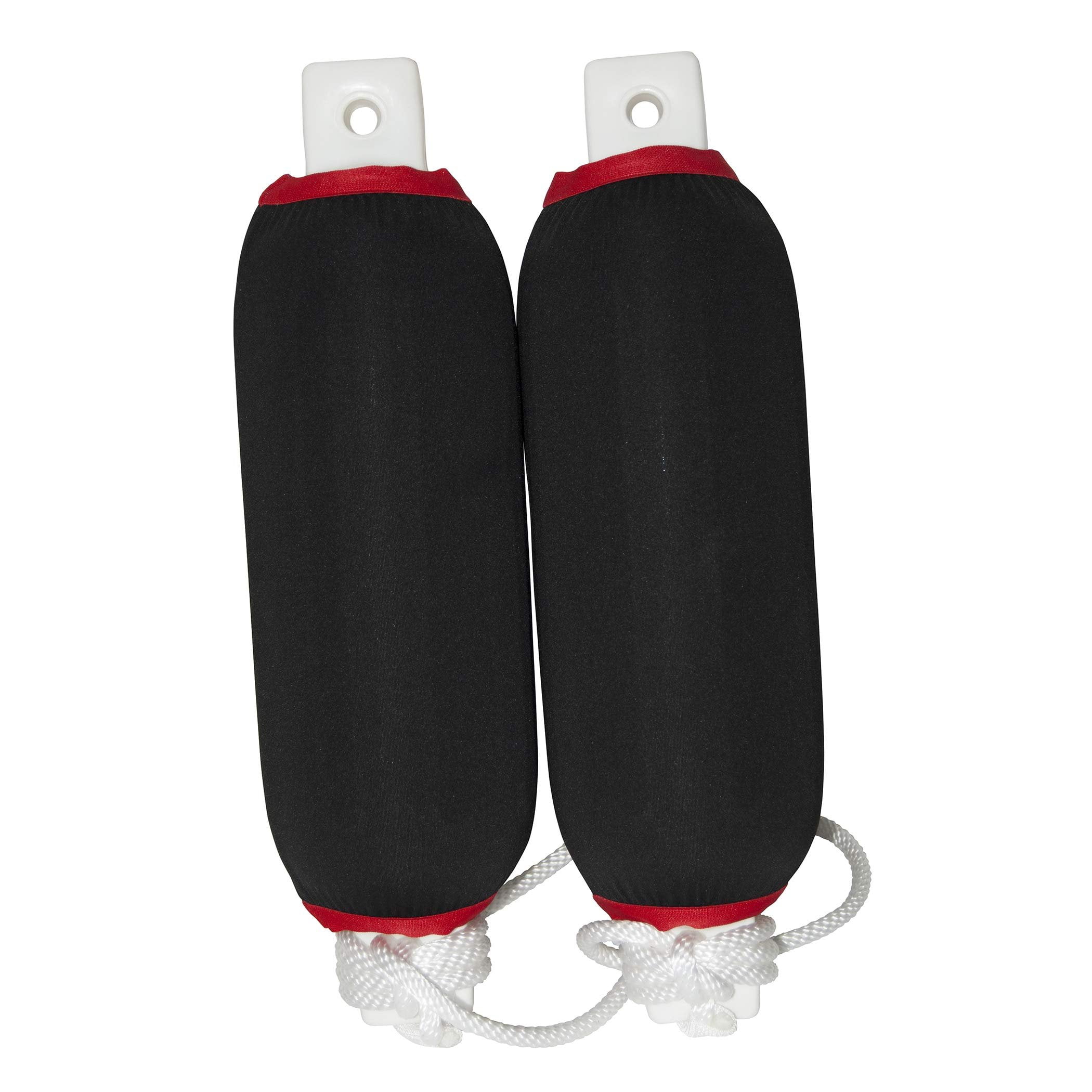 Dock Edge , Two Pack Ribbed Fenders Twin Eye with Lines and Covers, 5-1 ...