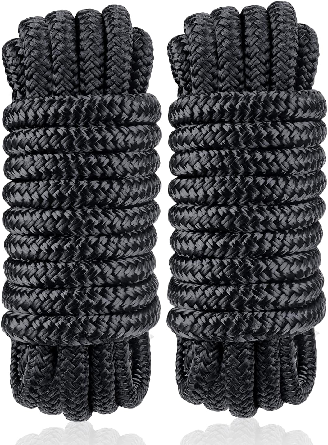 Dock Lines & Ropes Boat Accessories - 3/8" x 15' Double Braided Nylon ...