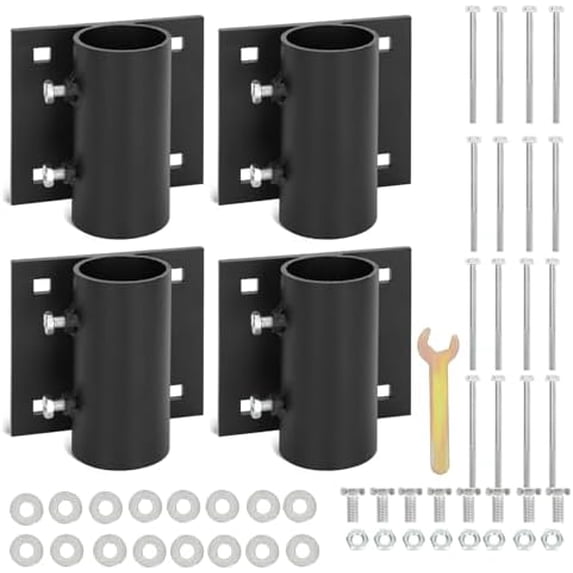 Dock Pole Pipe Leg Holder Sleeve, Stationary Dock Side Leg Pipe Holder ...