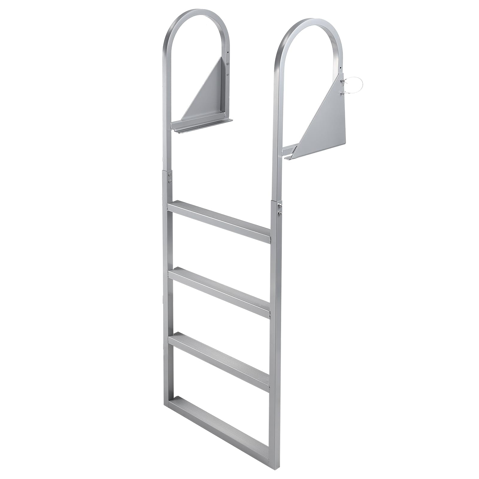 Dock Stairs, 500lbs Load Pool Steps, Adjustable Height Aluminum Dock ...