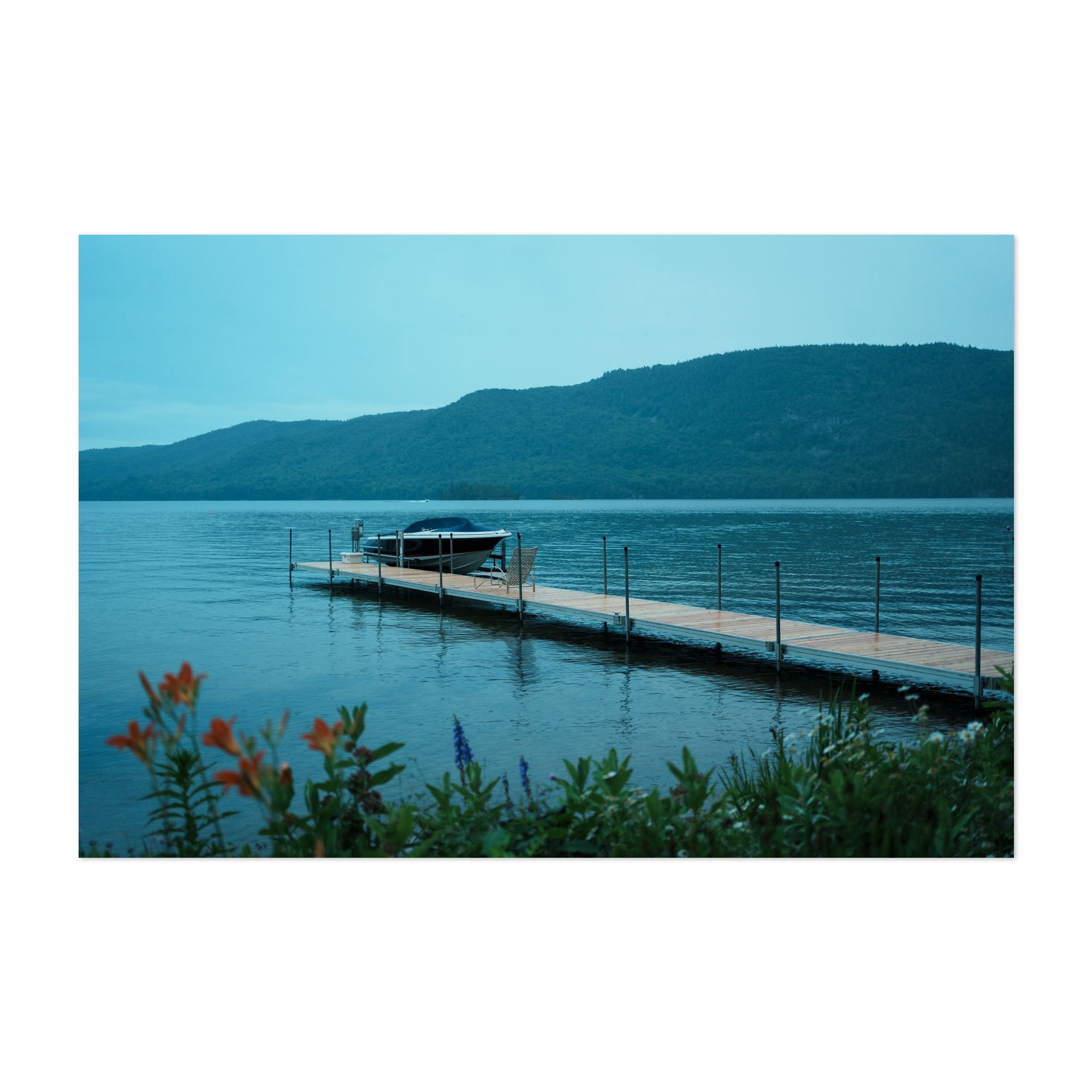 Dock on Lake George 02 - Silver Bay New York Photography Boat Lake ...