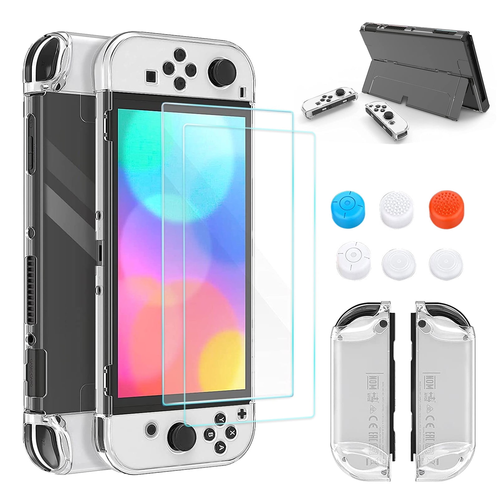 Dockable Case Fit for Switch OLED, Protective Case Set Fit for Switch ...