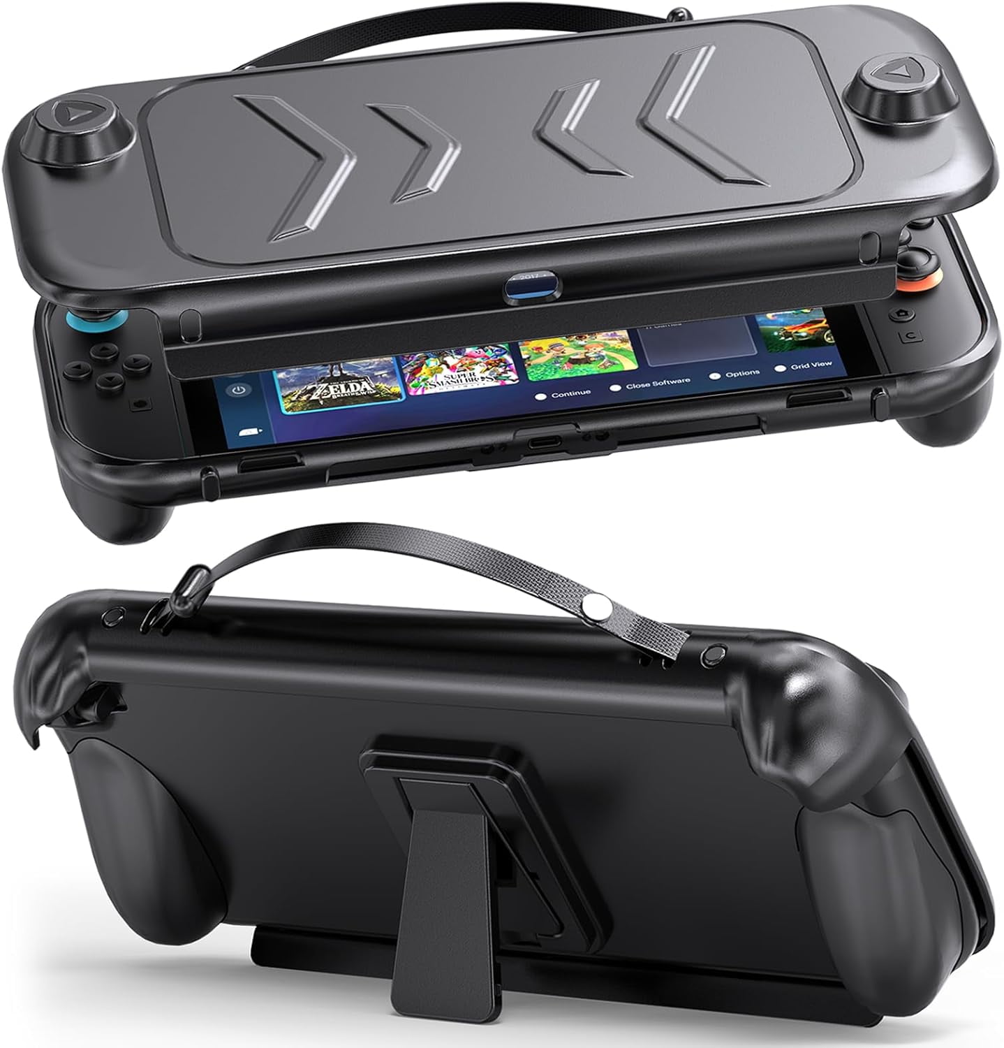 Dockable for Ns Switch 2 Case 2025 with Stand, [Military-Grade ...